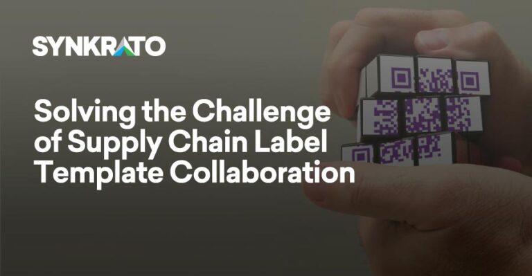 Solving Supply Chain Label Template Collaboration - Synkrato